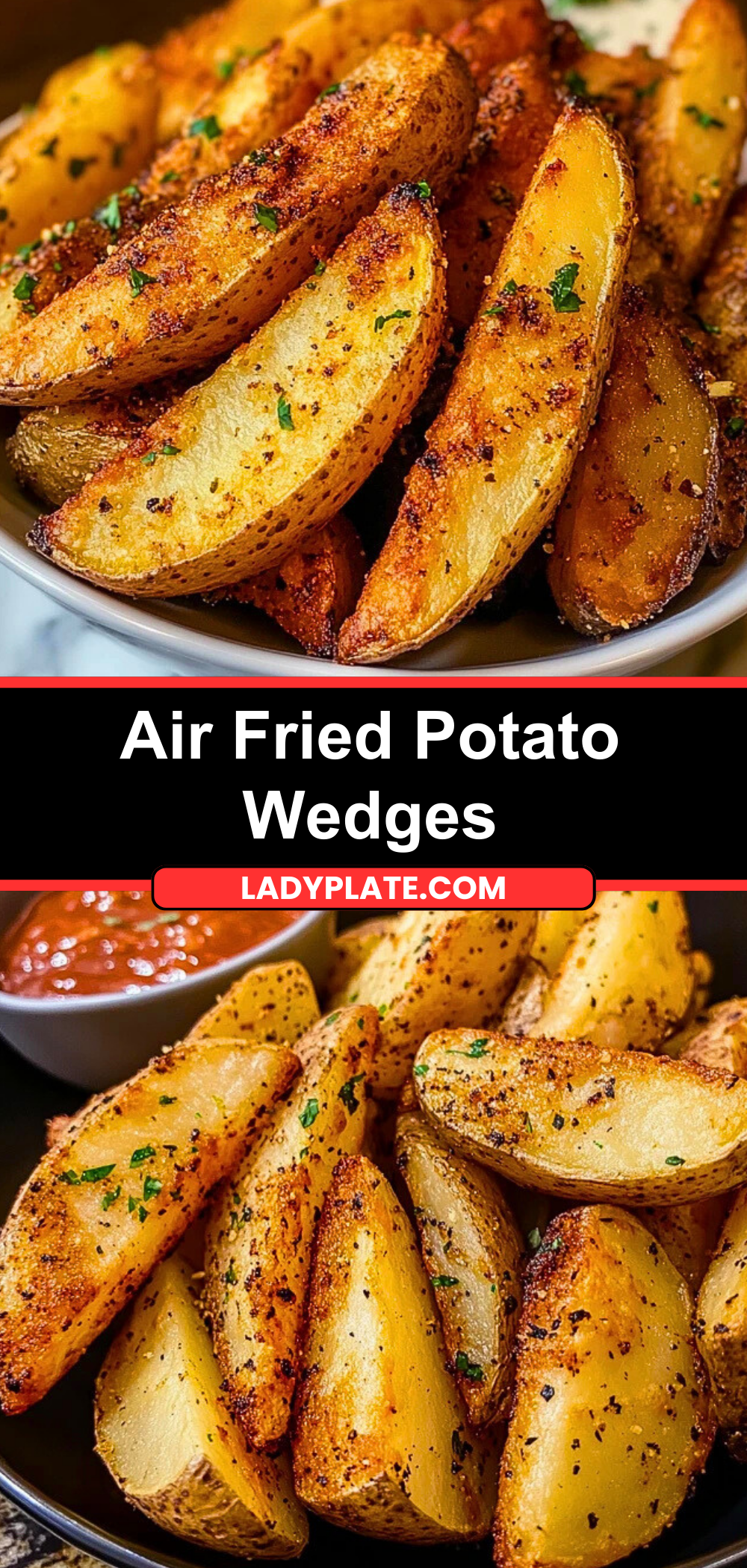 Air Fried Potato Wedges