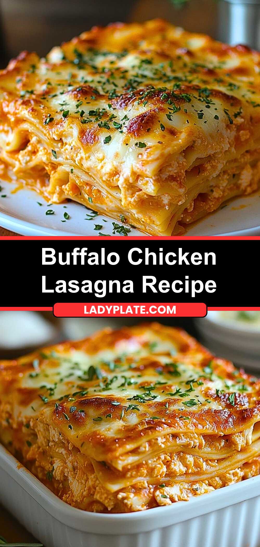 Buffalo Chicken Lasagna Recipe