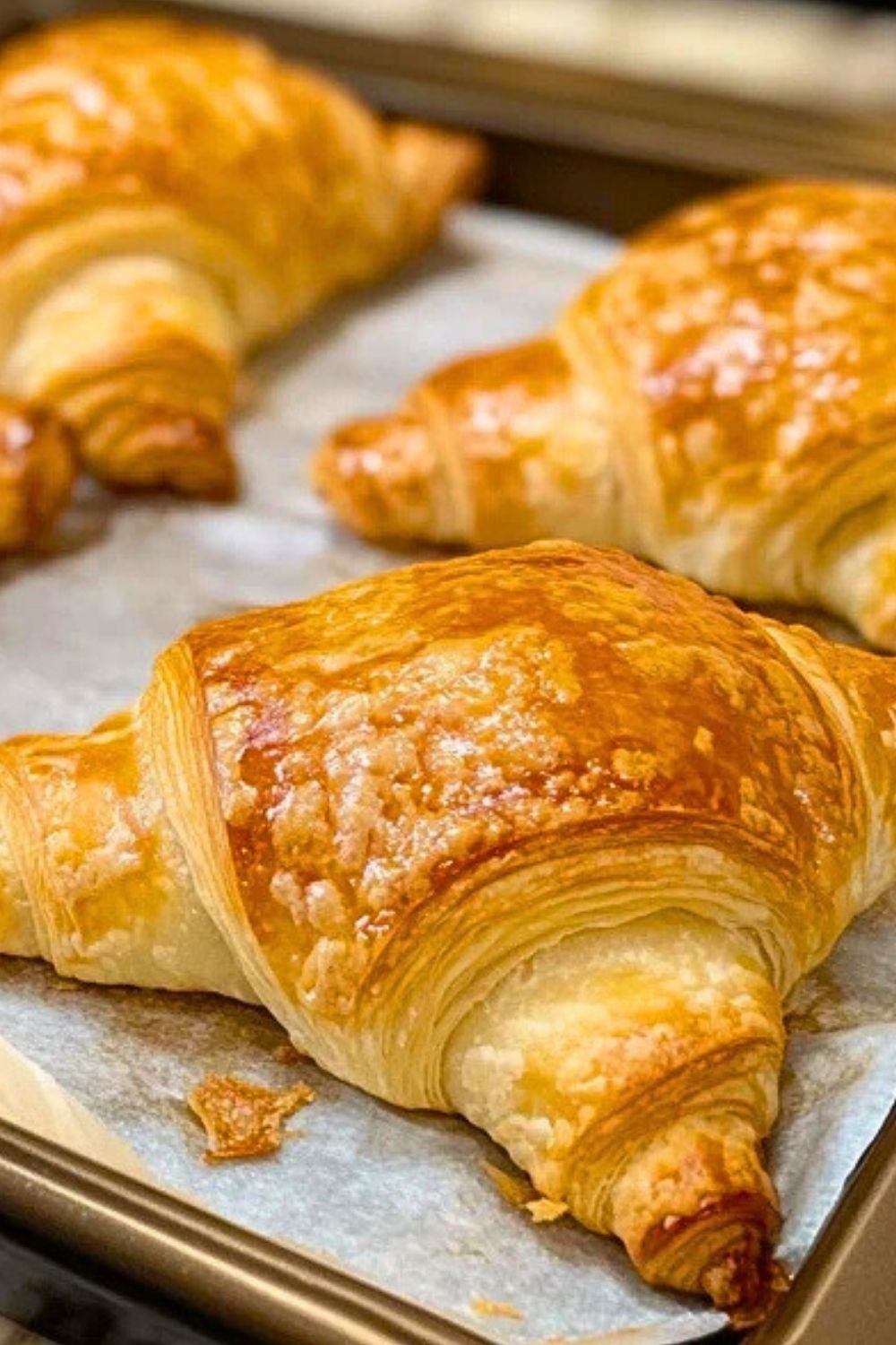 Homemade Flaky Croissants