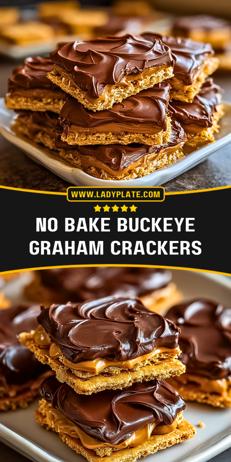 No Bake Buckeye Graham Crackers