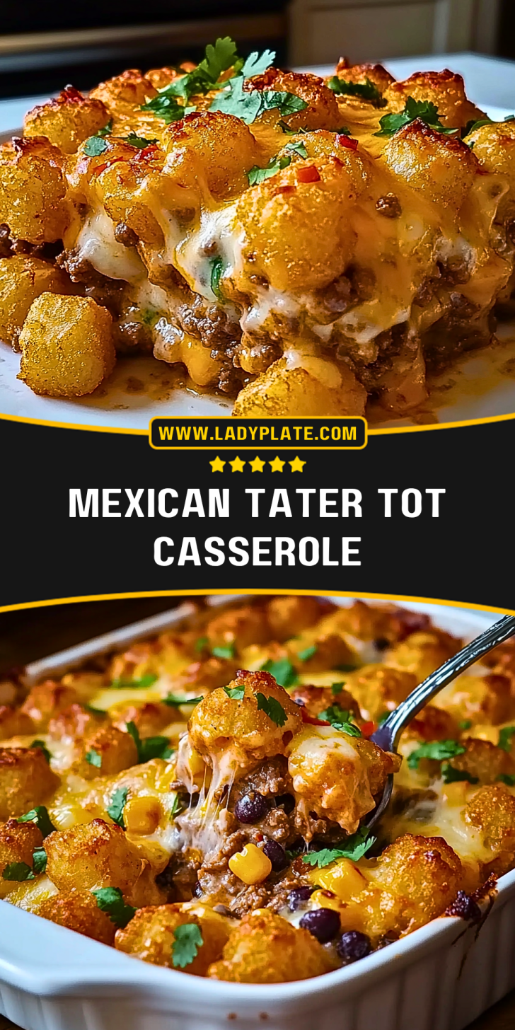 Mexican Tater Tot Casserole