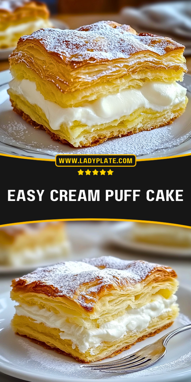 Easy Cream Puff Cake