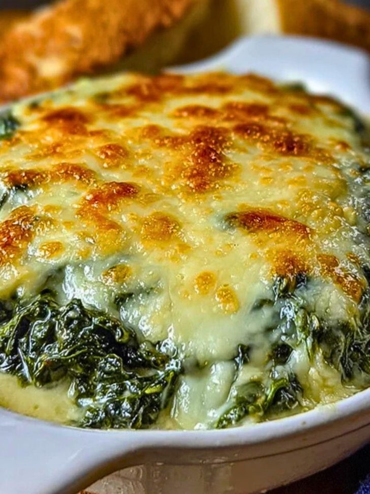 Cheesy Creamed Spinach