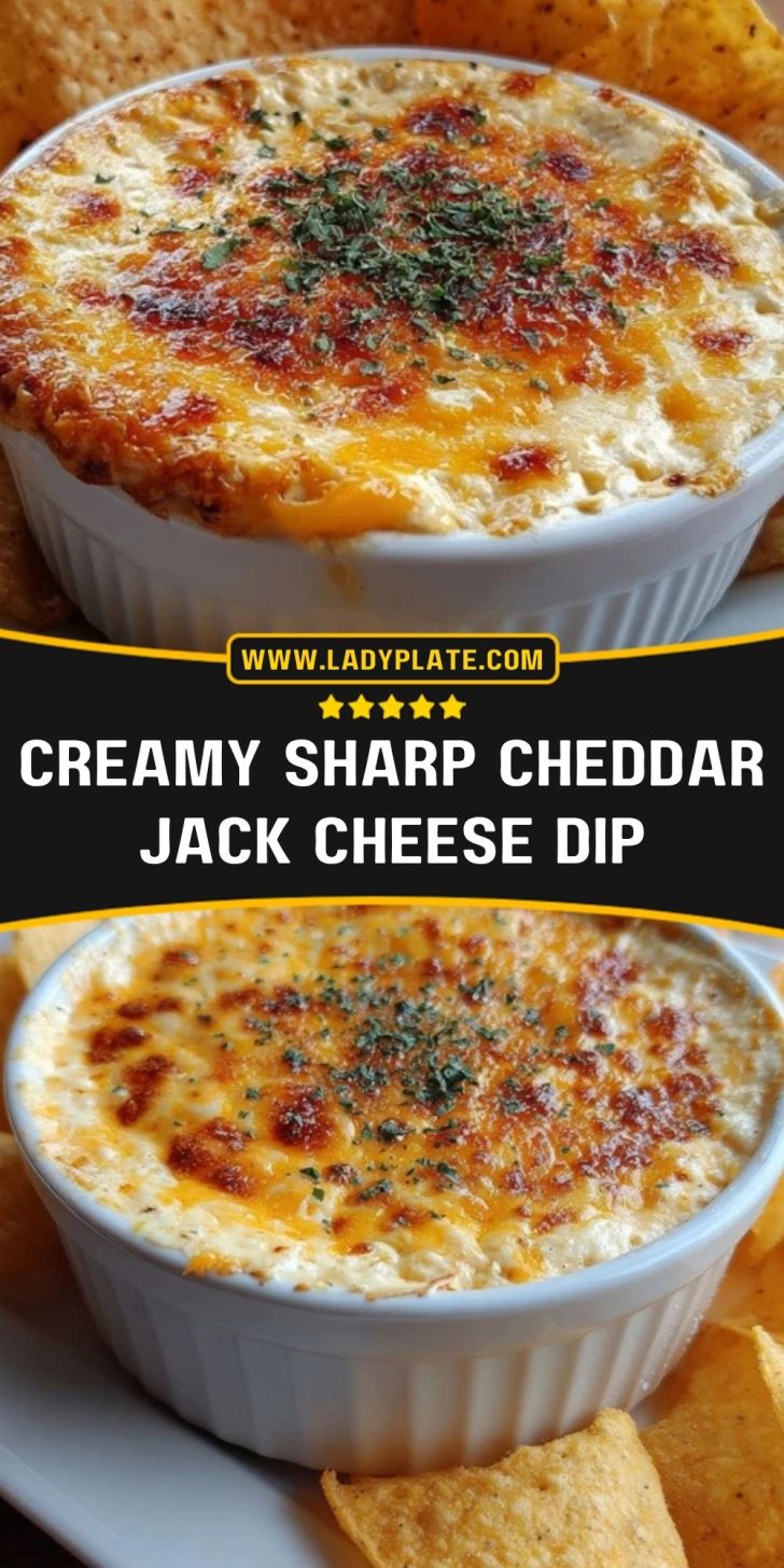 Creamy Sharp Cheddar Jack Cheese Dip