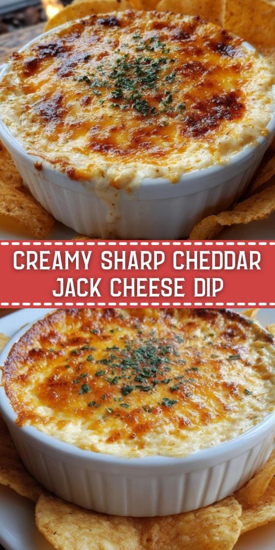 Creamy Sharp Cheddar Jack Cheese Dip