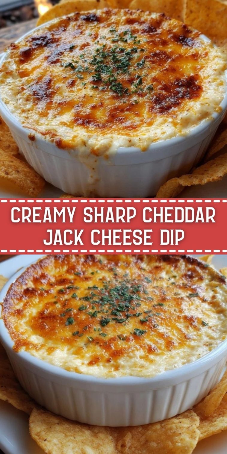 Creamy Sharp Cheddar Jack Cheese Dip