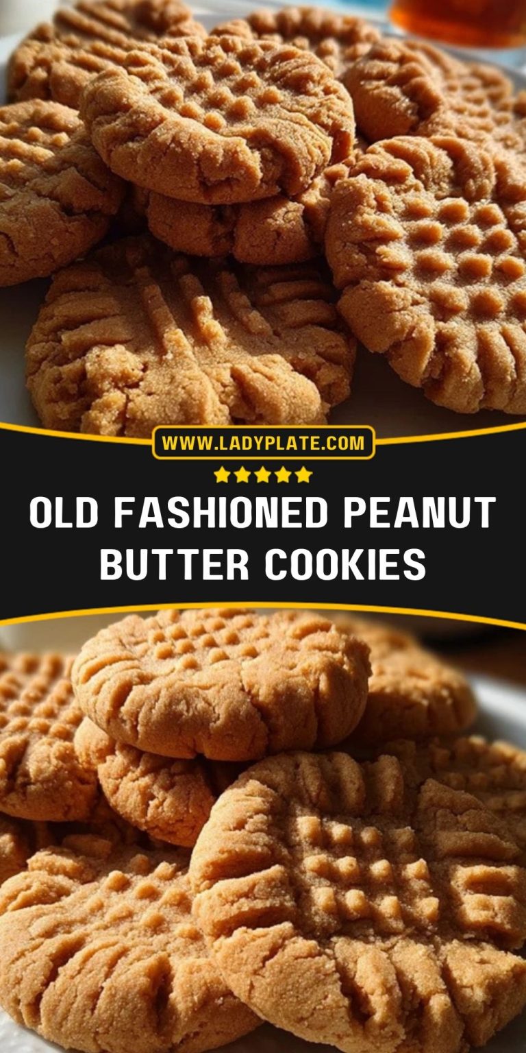 Old Fashioned Peanut Butter Cookies