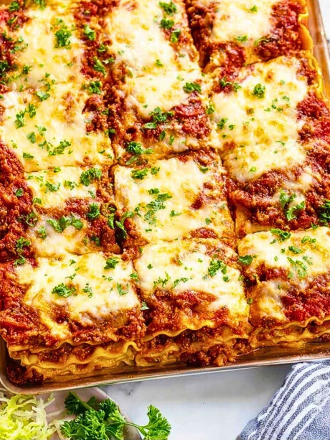 Sheet Pan Lasagna