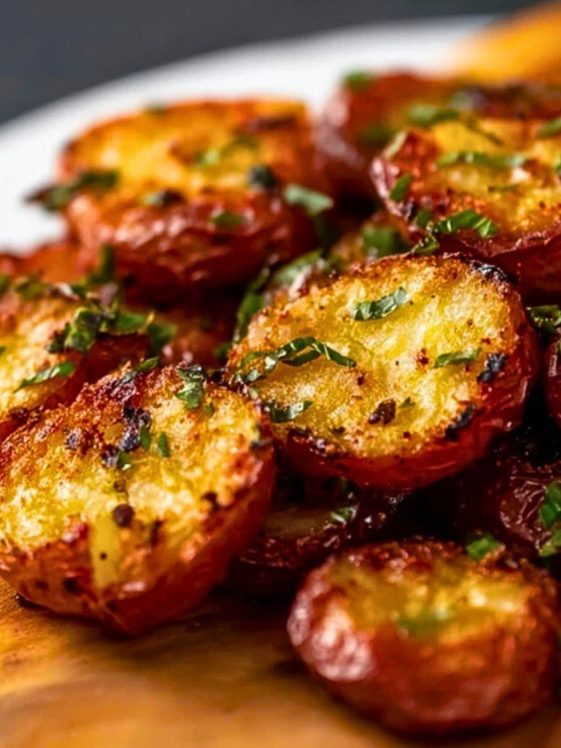 Crispy Smashed Red Potatoes