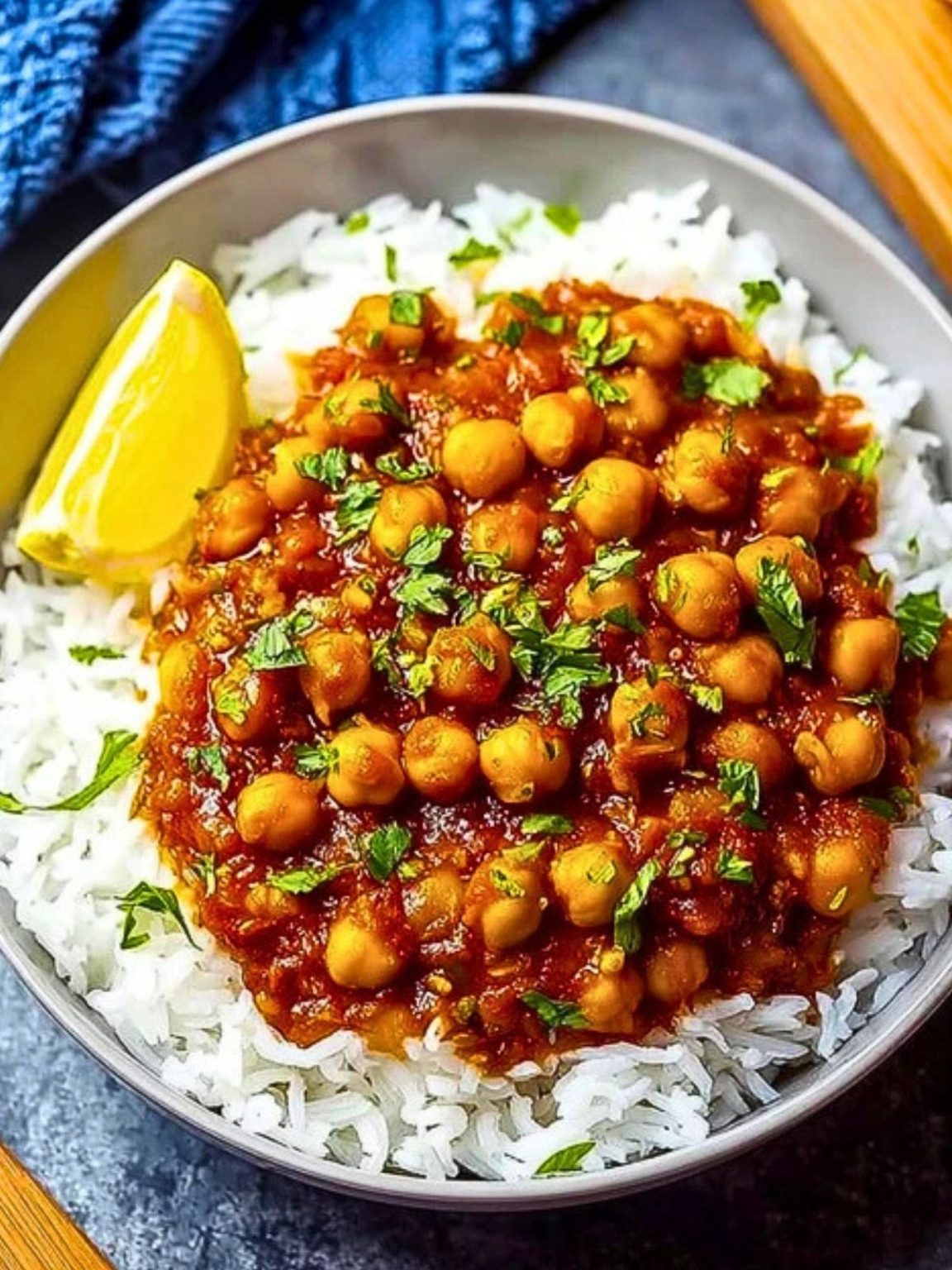High-Protein Vegan Chana Masala